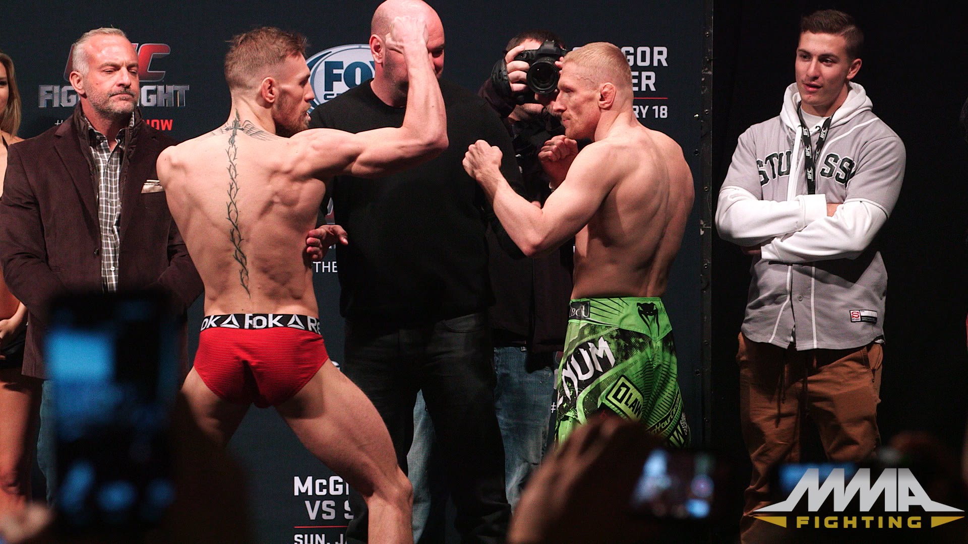 UFC Fight Night 59 Weigh-Ins: Conor McGregor vs. Dennis Siver MMA V... UFC Fight Night 59 Weigh-Ins: Conor McGregor vs. Dennis Siver MMA V...
